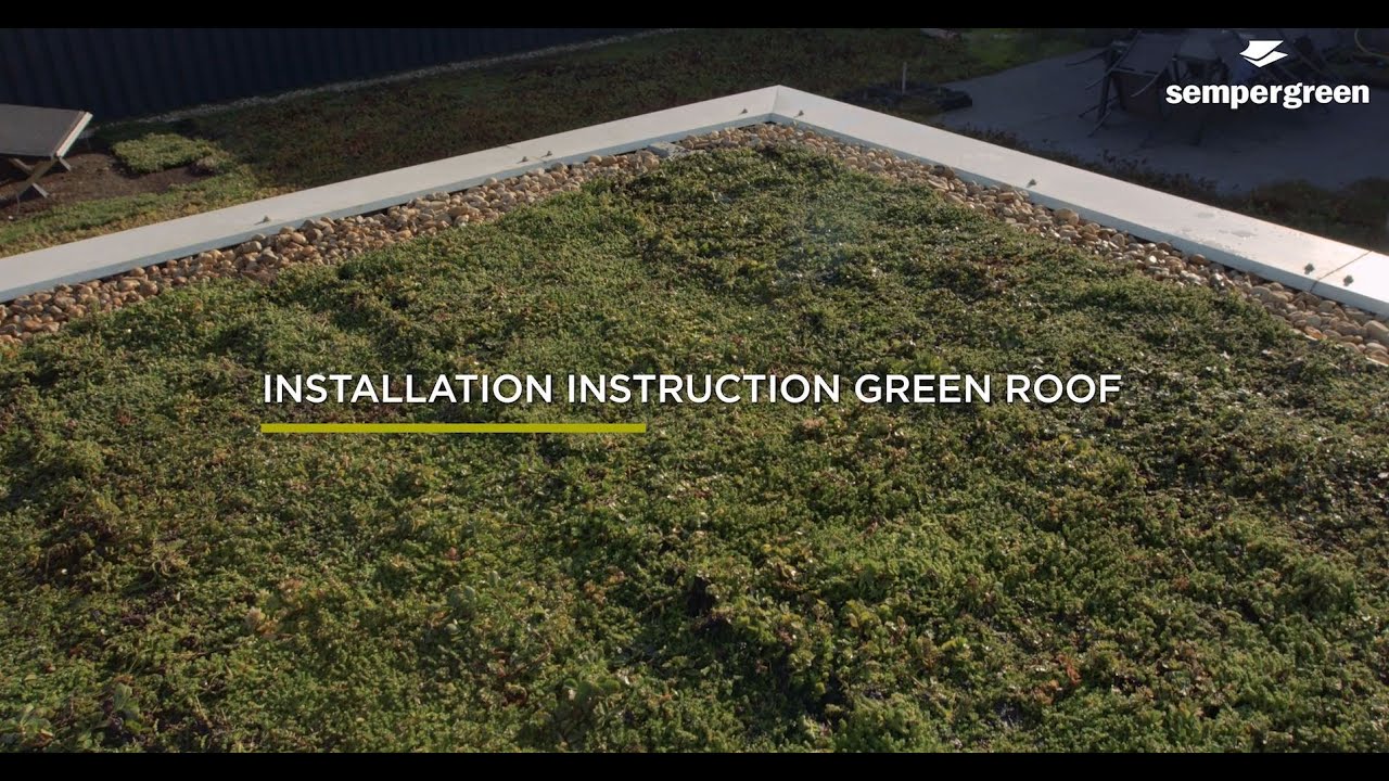 Installation instruction Sempergreen green roof