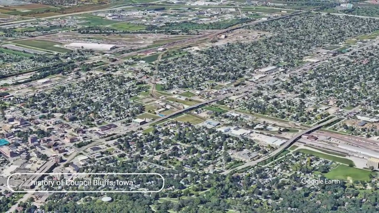 The history of Council Bluffs, Iowa