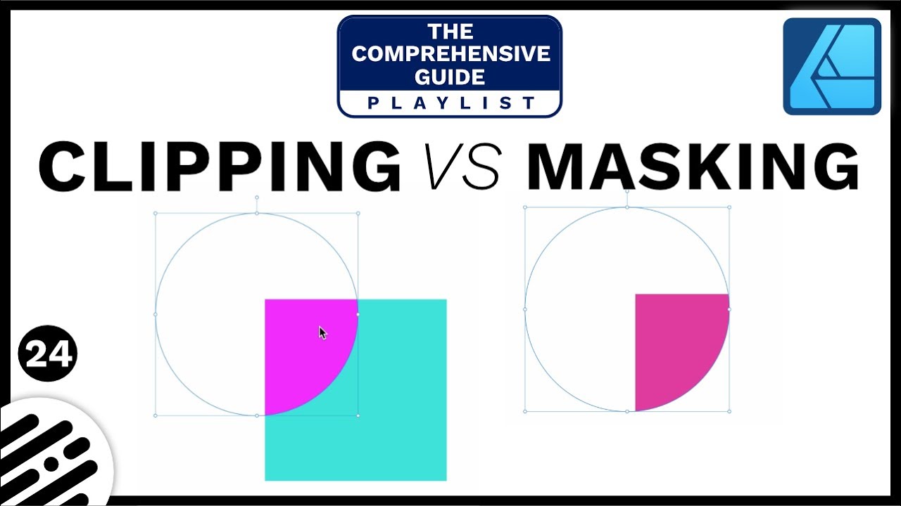 Affinity Designer Tutorial: Clipping vs Masking