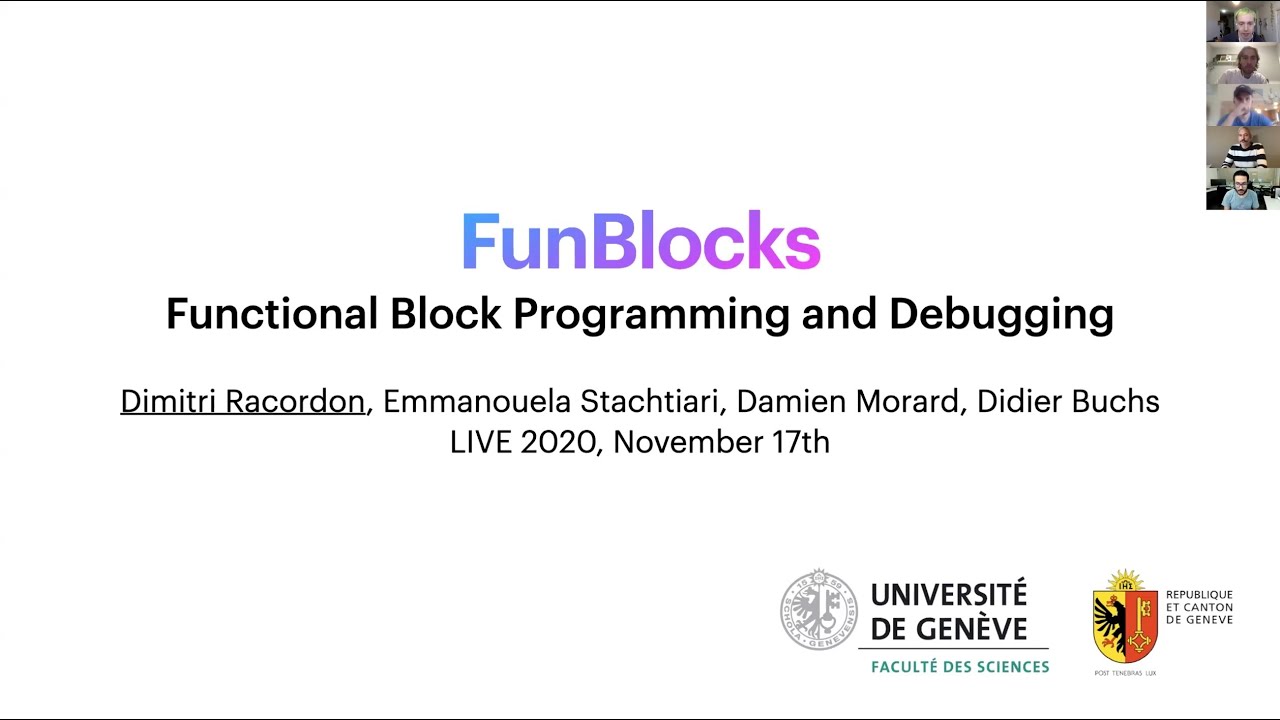 Functional Block Programming and Debugging