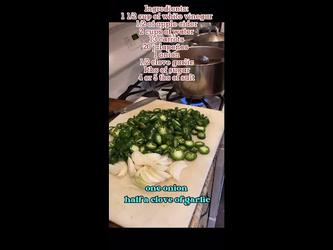 Perry Prepping Pickles Peppers tutorial
