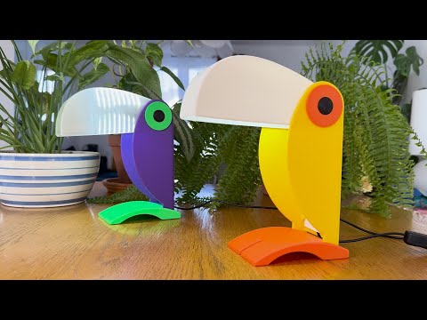 Toucan Lamp - Old Timer Ferrari 🦜💡・ STL File for 3D printing・Cults
