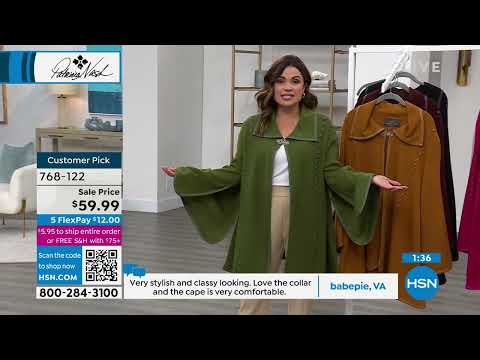 Patricia Nash Vintage Group Sleeved Cape