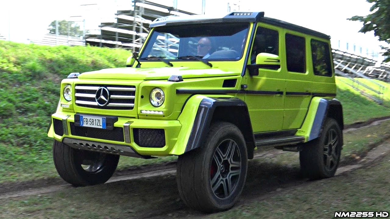 Mercedes-Benz G500 4×4² Is a Lime Green Off-Road Machine - autoevolution