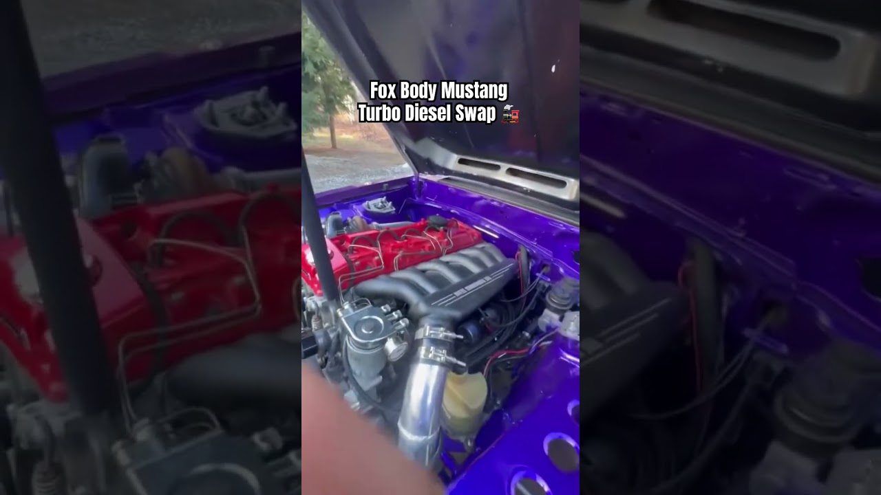 Mustang with a Mercedes Diesel Inline-Six – Engine Swap Depot