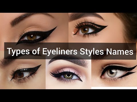 types of eyeliner | types of eyeliner styles | different eyeliner styles with name | Eyeliner Styles