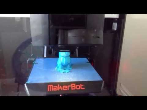 Makerbot replicator mini time lapse: Squirrelalope