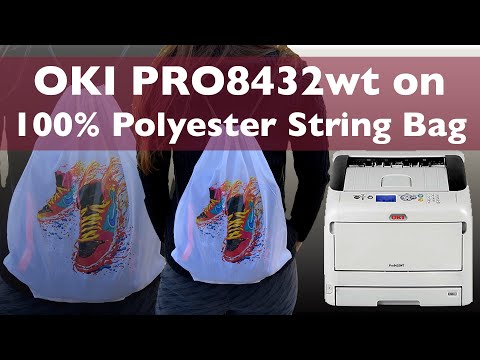 Full Color 100% Polyester String Bag Printer