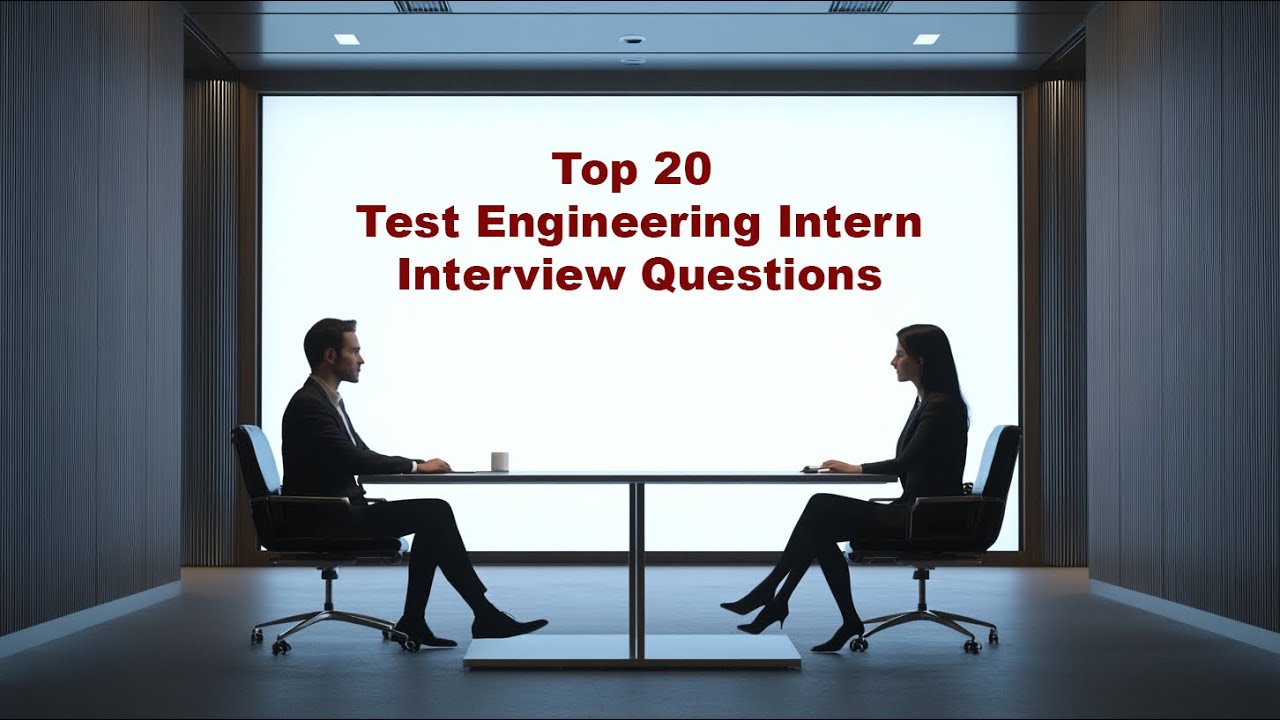 Top 20 Test Engineering Intern Interview Questions