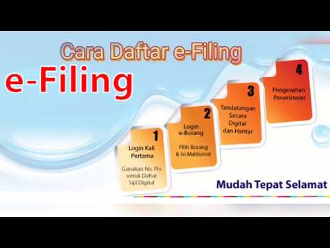 Cara Daftar e-Filing Mudah