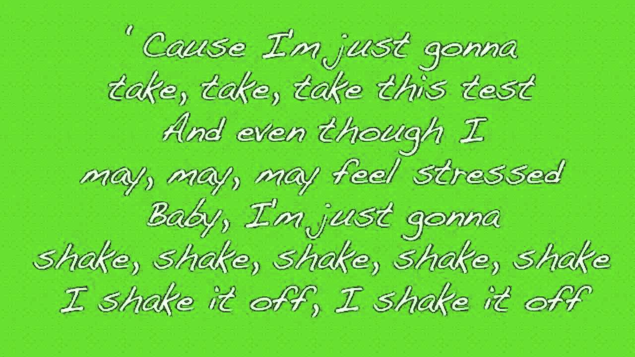 Shake It Off Testing Parody