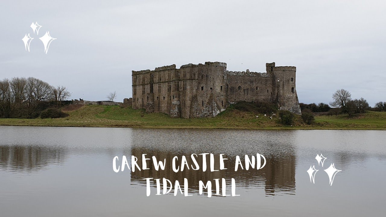 Carew Castle and Tidal Mill Walk Pembrokeshire Wales