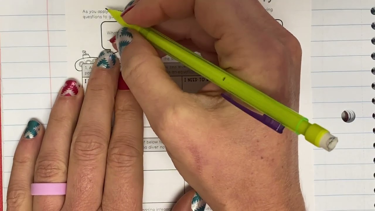 3-3 Notes Adding Integers with the Algorithm