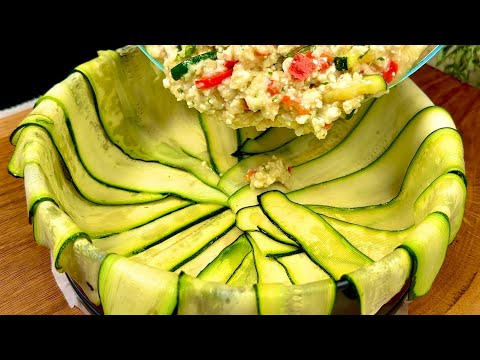 Ein einfaches Rezept mit Zucchini! Leckerer als Fleisch! Ich koche es ständig!