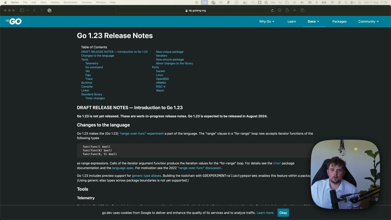 Introduction to Go 1.23 in 23 minutes