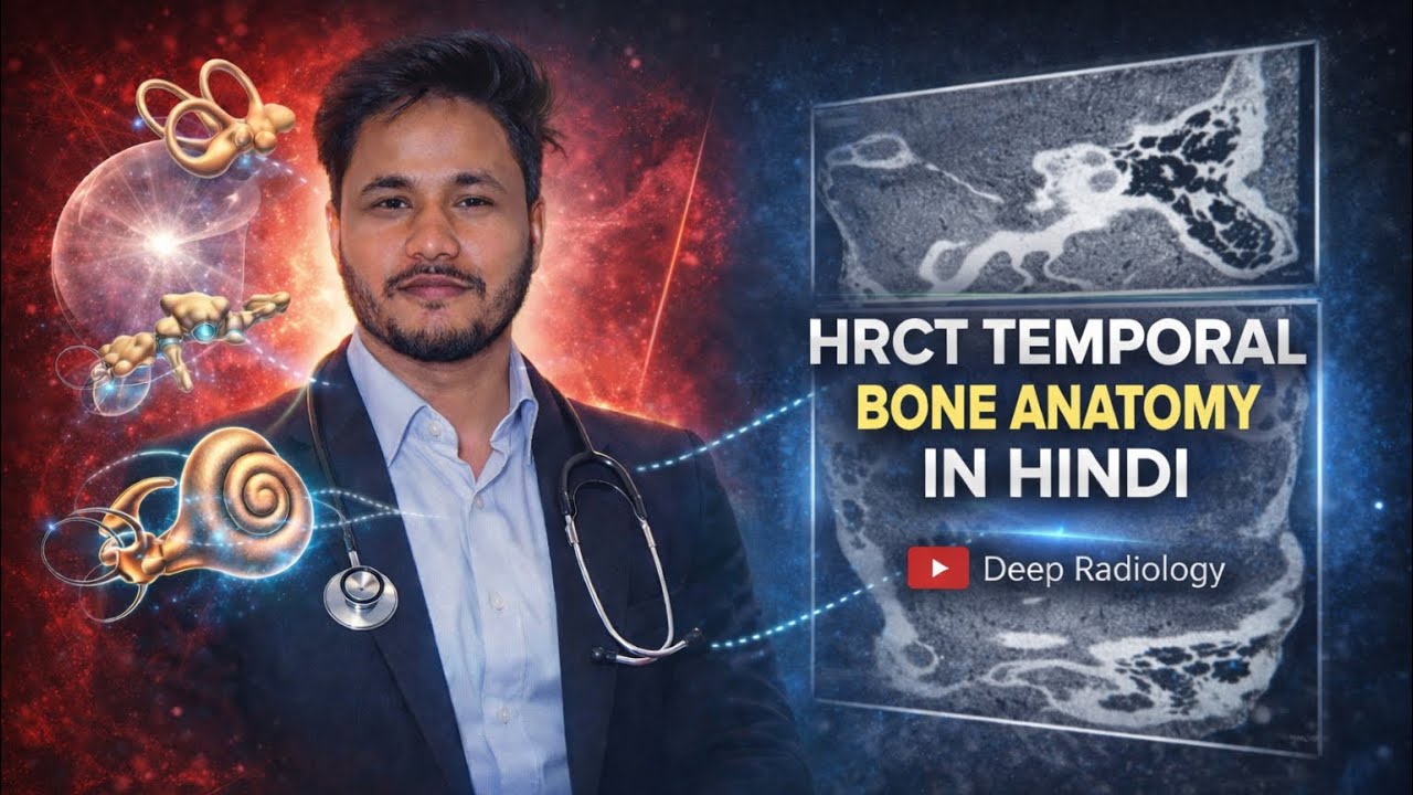 HRCT Temporal Bone CT Scan Anatomy Explained | Ear CT Radiology Guide