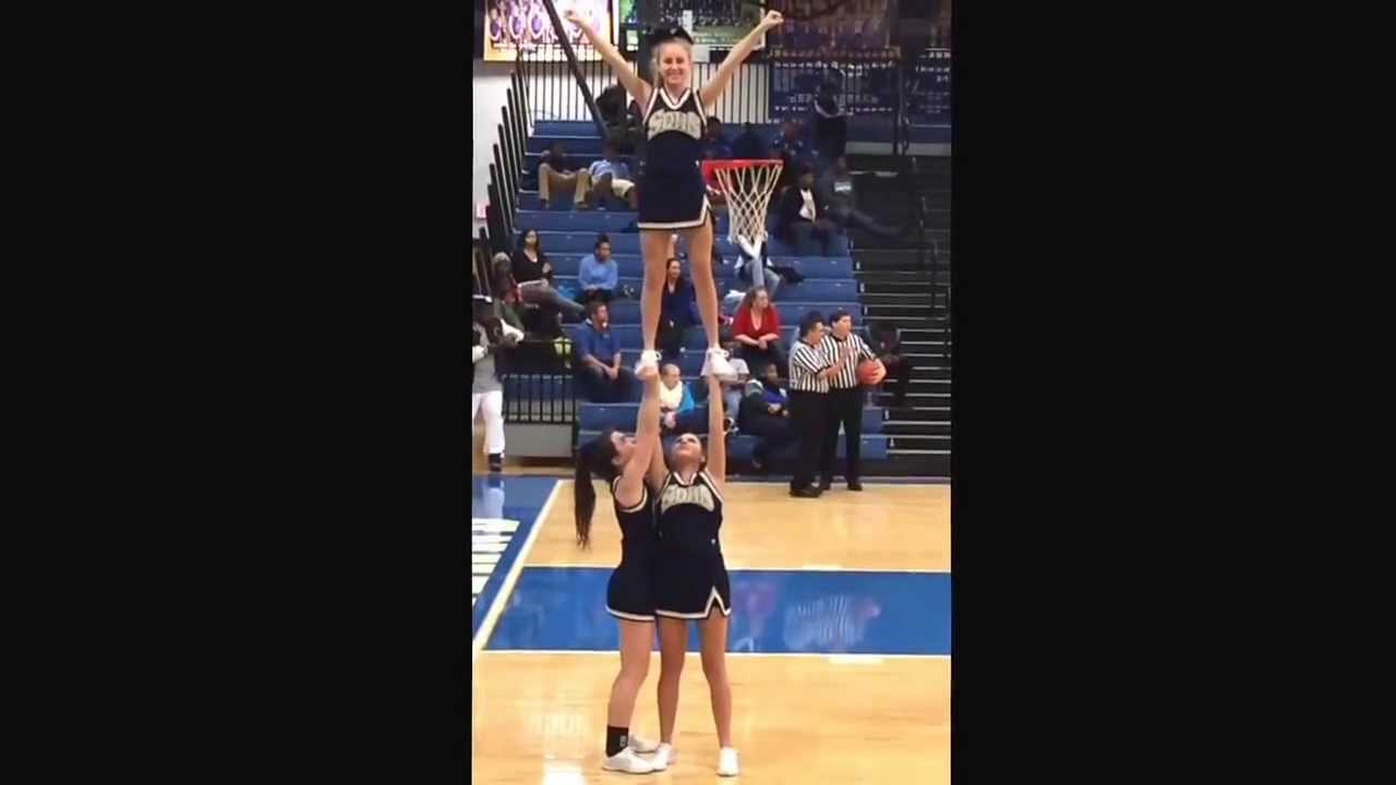 2 man cheer stunt