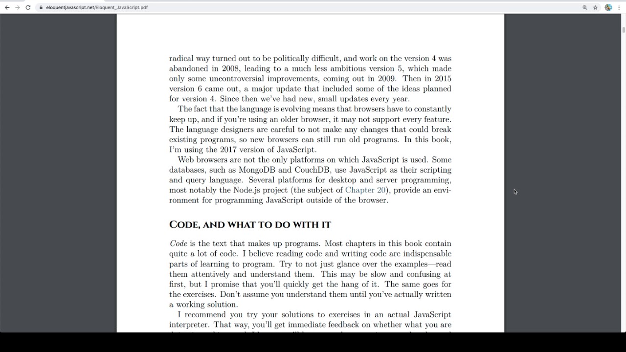 Eloquent JavaScript Read-Along - Introduction - 004 - What Is JavaScript?