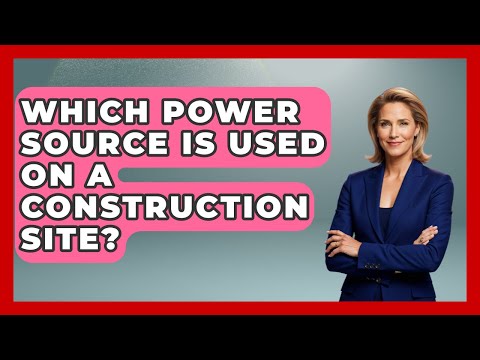 Which Power Source Is Used On A Construction Site? - Civil Engineering Explained