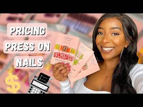 HOW I PRICE MY PRESS ON NAILS | 2 Ways To Price | Press on Nail Business