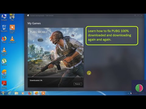 Tencent Gaming Buddy PUBG Downloading again And again fix