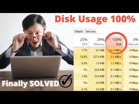 How to fix 100 percent disk usage on Laptop / disk usage 100% / disk usage 100 in task manager