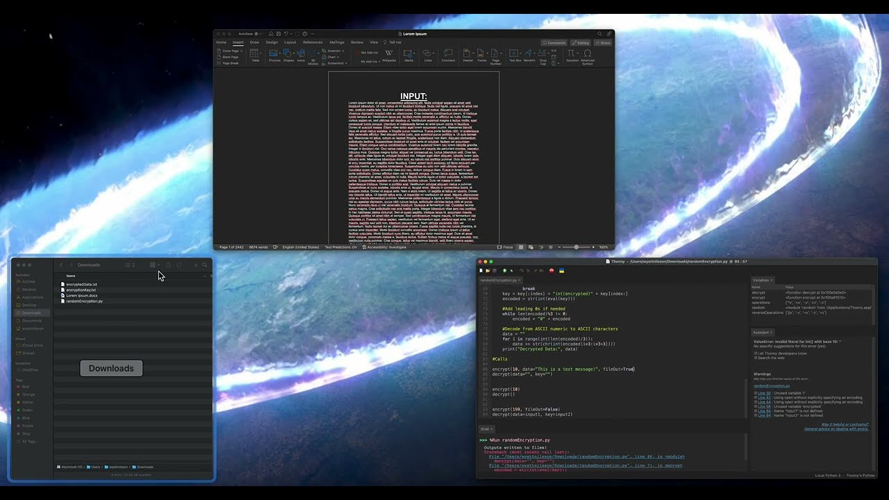 WyWyGuy's Encryption Algorithm - Custom Python Encryption!