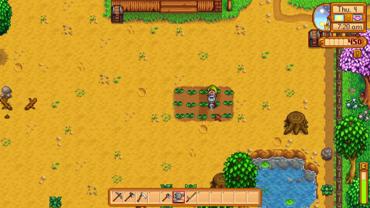 How to use Watering Can - Stardew Valley