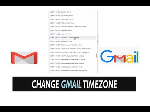 ✅ How to Change Gmail Timezone