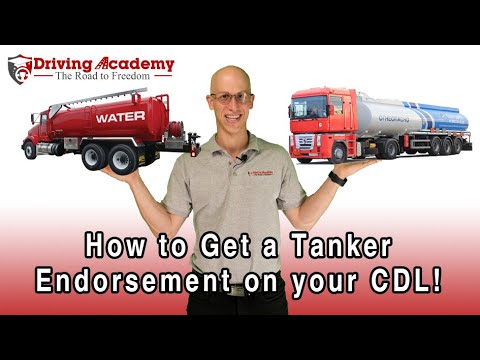 How to get a Tanker Endorsement on Your CDL License! - Driving Academy