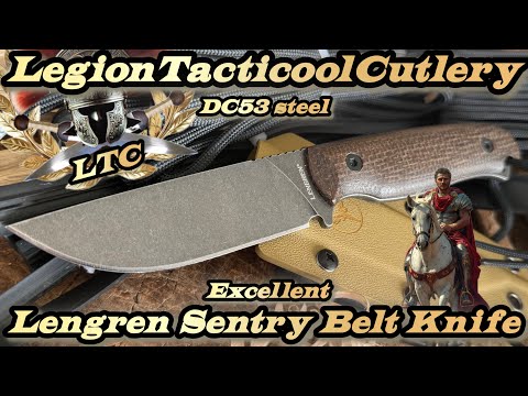 Lengren Sentry Drop Point in DC53 Steel.