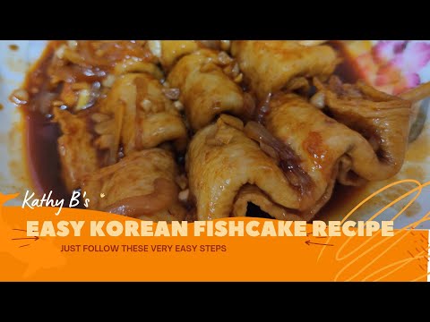 Korean Fish Cake Quick and Easy Recipe