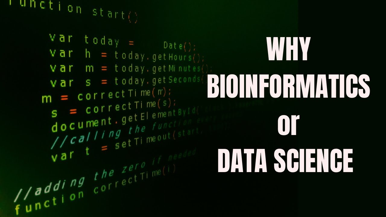 Why Doing Data Science/Bioinformatics May be the Best