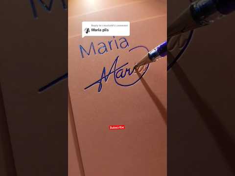 Maria signature #trending #viral #shorts #signature