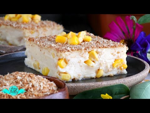 MAJA BLANCA (FILIPINO COCONUT MILK PUDDING)
