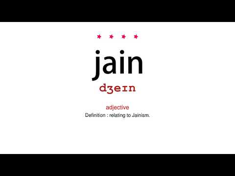 How to pronounce jain - Vocab Today