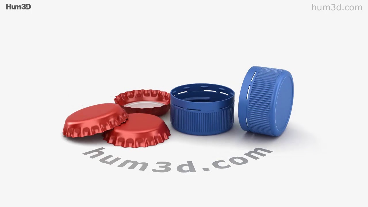 Bottle Cap 3D model by 3DModels.org