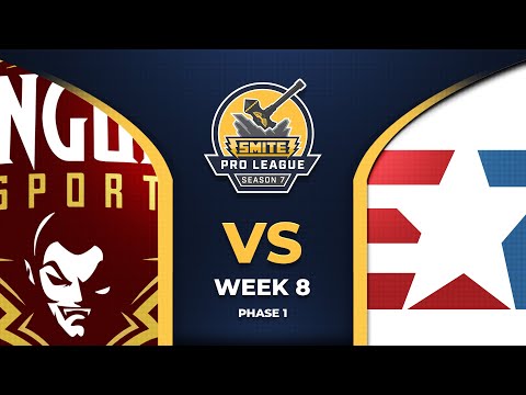 SMITE Pro League: Sanguine vs eUnited (Season 7 Phase 1 Week 8)