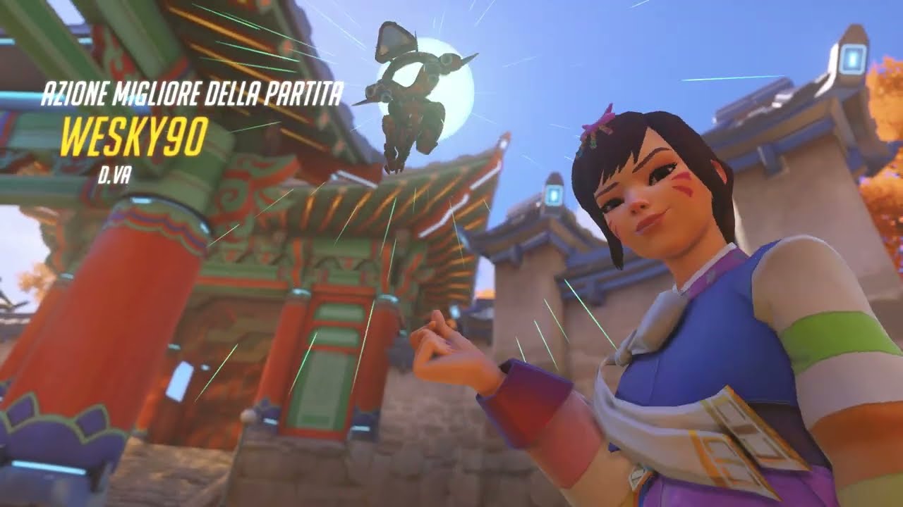 Overwatch - Dva 5 kills at Busan