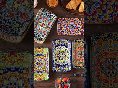 Rectangular Dinner Plates Set