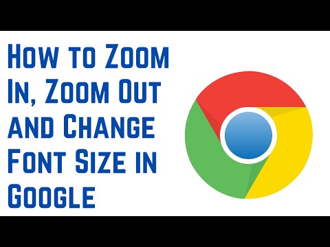How To Use The Zoom Control To Make Text Larger Or Smaller In Google Chrome