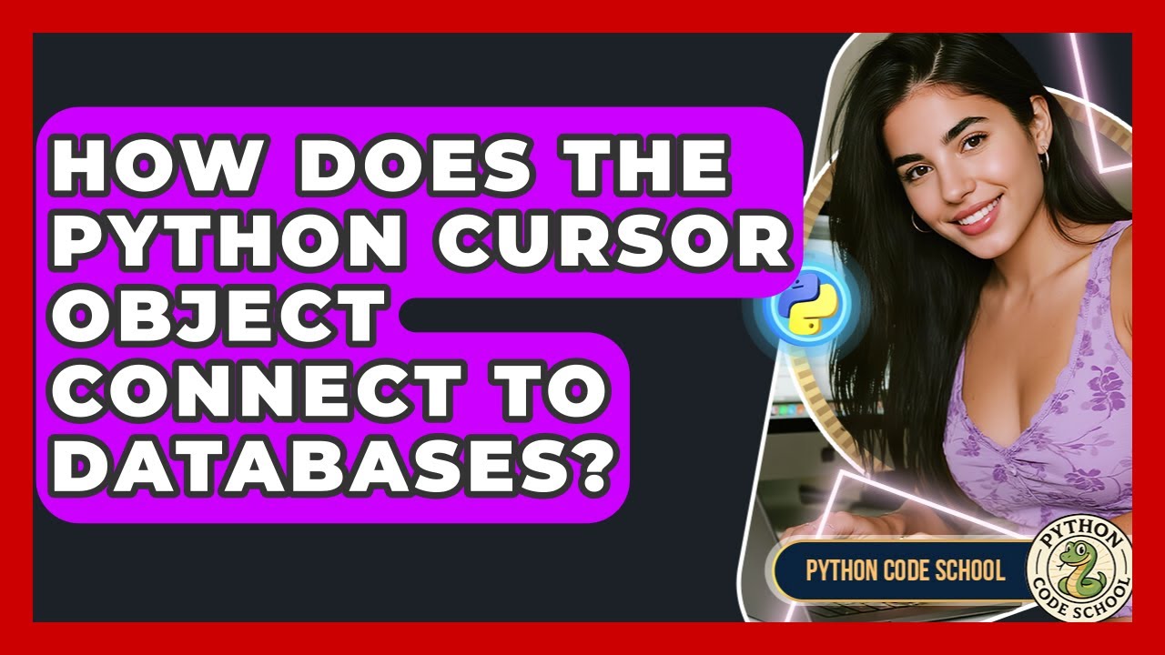 How Does The Python Cursor Object Connect To Databases? - Python Code School