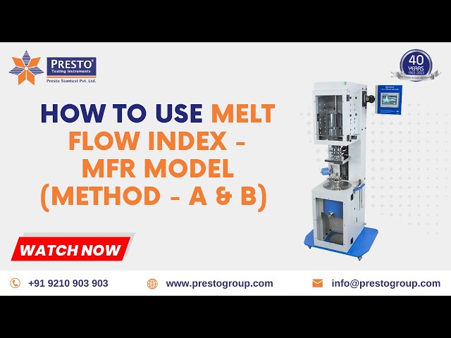 Plastic Testing Instruments - Melt Flow Index Tester Manufacturer from ...