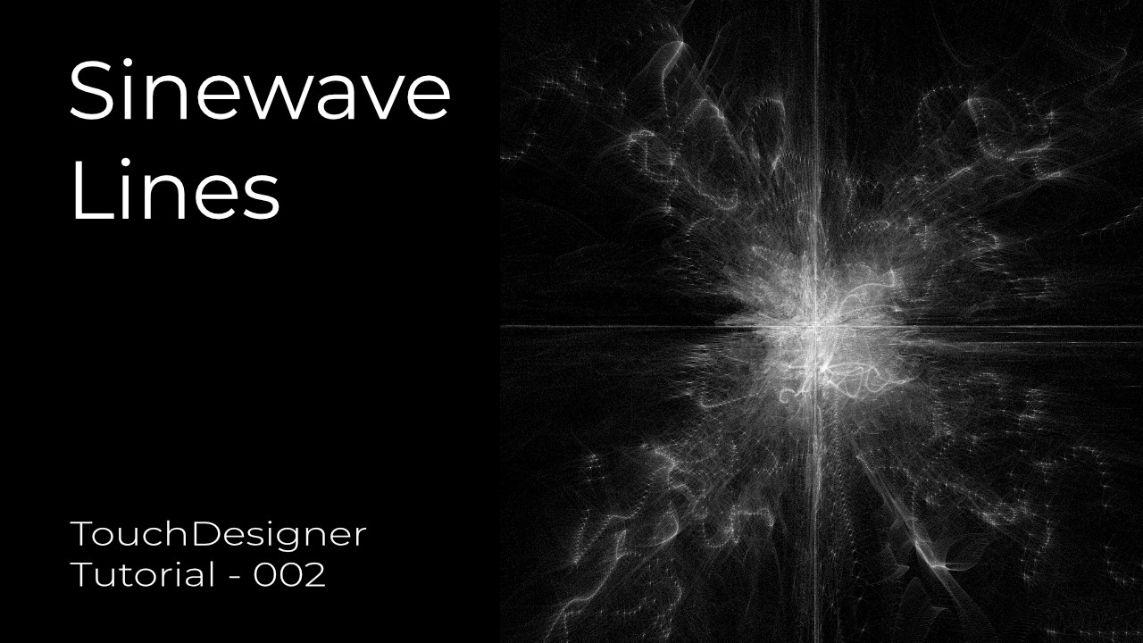 Sinewave Lines - TouchDesigner Tutorial 02 (+ free file)