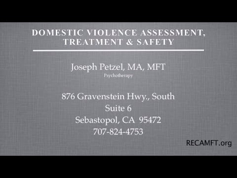 Domestic Violence Assessment - Part 1
