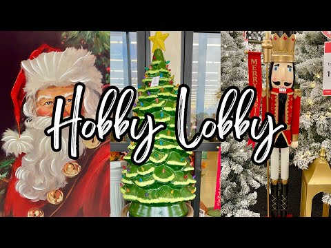 HOBBY LOBBY CHRISTMAS SHOP WITH ME • Christmas Ornaments 2024