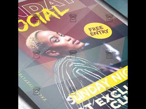 Sunday Social - Flyer PSD Template