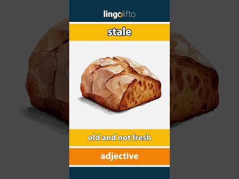 🇬🇧 Stale Meaning : Flash Card : Learn English Vocabulary