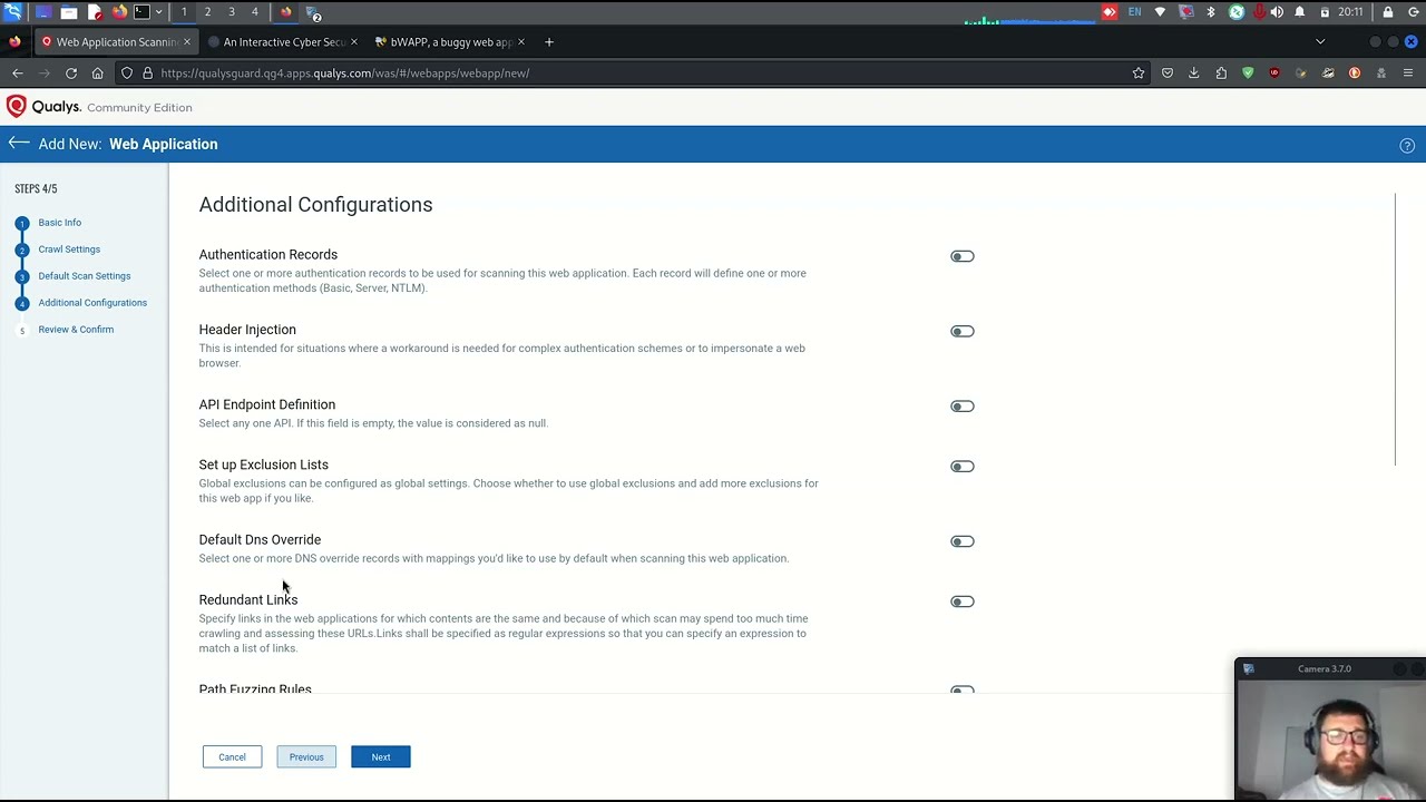 Qualys WAS (Web Application Scanning)