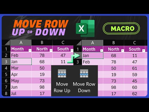Move Excel rows up or down | Free Macro Download